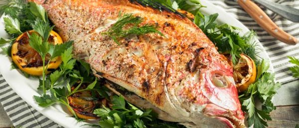 Grilled Red Snapper with Rustic Point Mango Salsa - Fresh Seafood ...